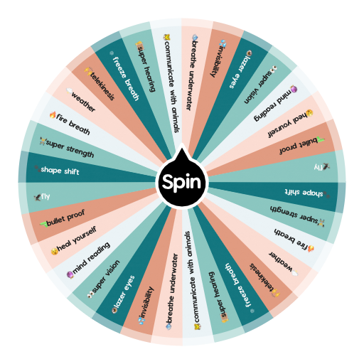 what’s your superpower? 🏋️🔮 | Spin the Wheel - Random Picker