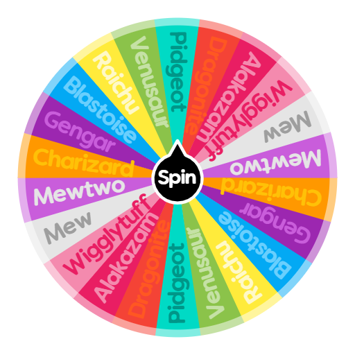 What'st Your Partner Pokemon?(Kanto Region) | Spin The Wheel App