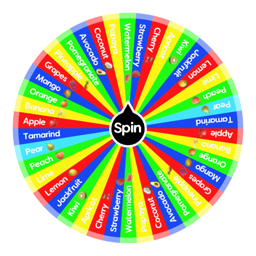 🍎 Wheel of Fruits 🍏 | Spin the Wheel - Random Picker