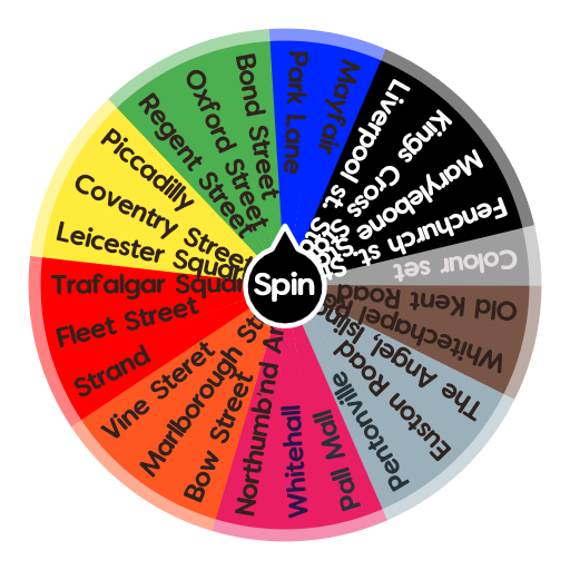 Wheel of monopoly properties | Spin the Wheel - Random Picker