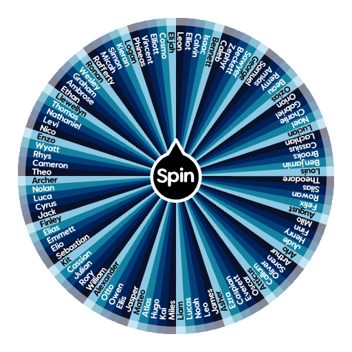 Wheel of Names (Top 100 Boy 2025) | Spin The Wheel - Random Picker