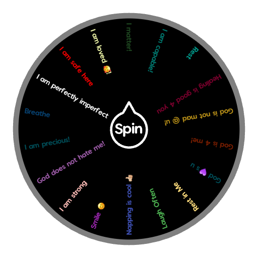 Wheel of Positivity | Spin The Wheel - Random Picker