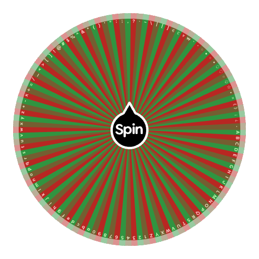 Wheel of Symbols, Numbers & Letters | Spin The Wheel - Random Picker