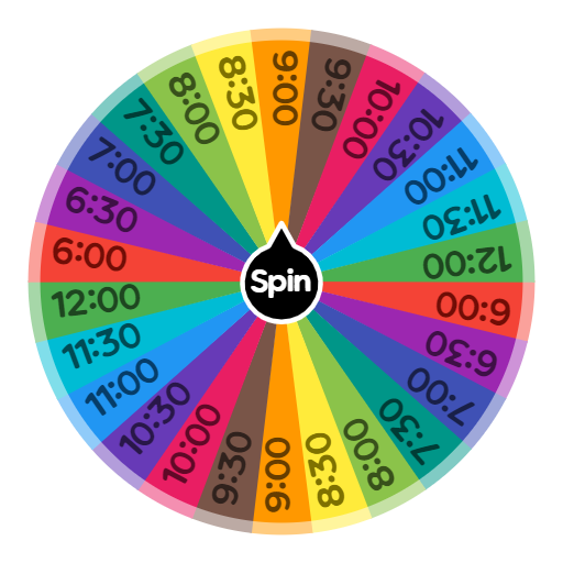 When to sleep? | Spin The Wheel App
