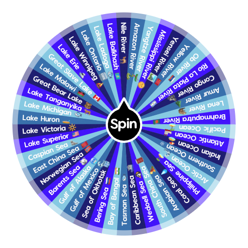 Where are you going to live (Ocean Edition) | Spin the Wheel - Random ...