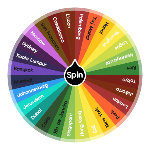 Where you will go to? | Spin The Wheel App