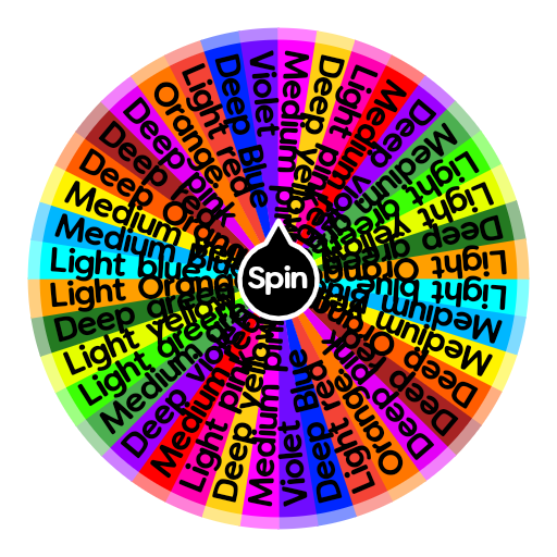 Which color of rainbow are you ? | Spin the Wheel - Random Picker