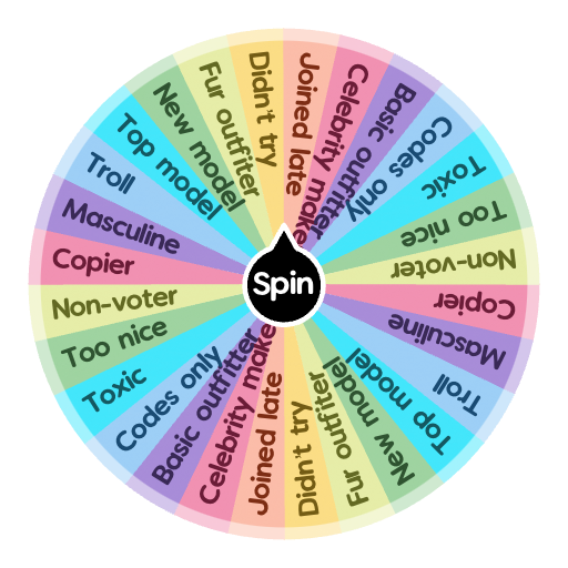 Which Dti player to be?(challenge) | Spin the Wheel - Random Picker