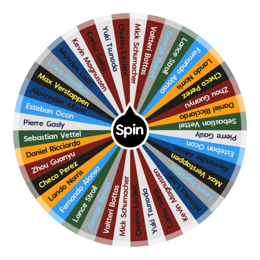 Which Formula 1 driver are you? (2022 edition) | Spin The Wheel ...