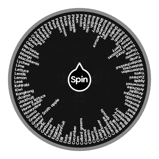 Which fruit or vegetable? | Spin the Wheel - Random Picker