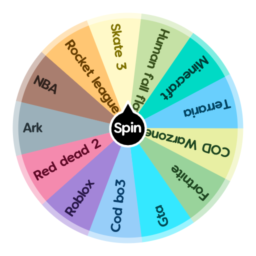 Which game to play | Spin The Wheel - Random Picker