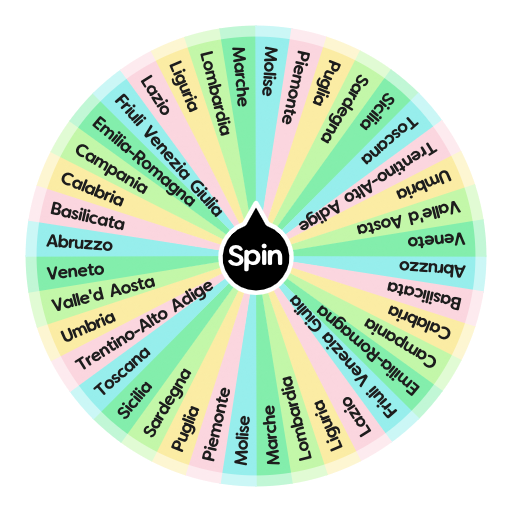 Which italian region? | Spin the Wheel - Random Picker