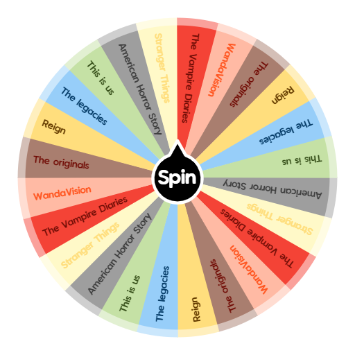 Which of may favorite shows should you watch? | Spin the Wheel - Random ...