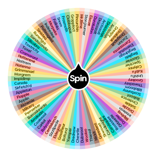 Which Pokémon?(Gen 8) | Spin the Wheel - Random Picker