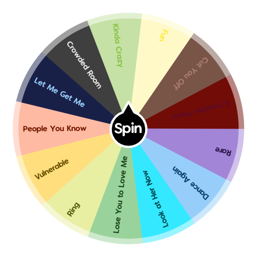 Which Rare song are you? | Spin the Wheel - Random Picker