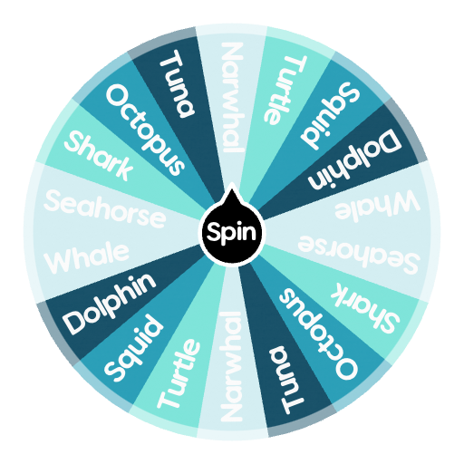 Which sea creature are you | Spin the Wheel - Random Picker