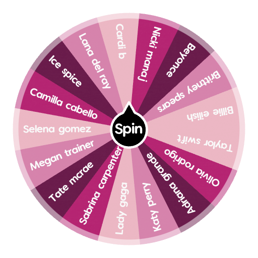 Which singer are you?💗 | Spin the Wheel - Random Picker
