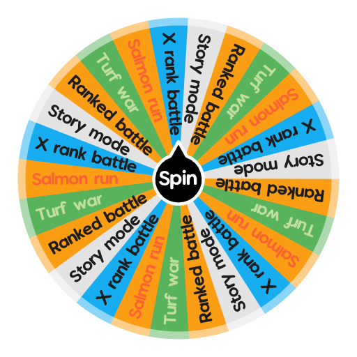 Which Splatoon 3 mode should you play? | Spin the Wheel - Random Picker