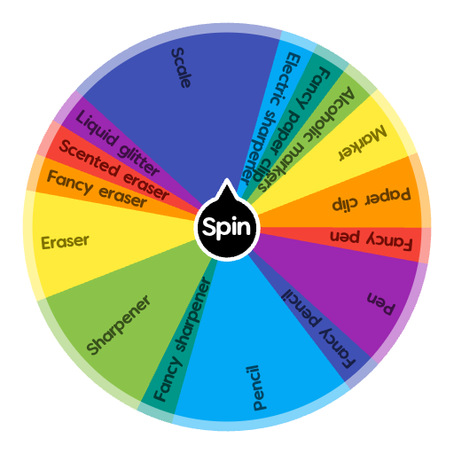 Which Stationary item will you get | Spin the Wheel - Random Picker