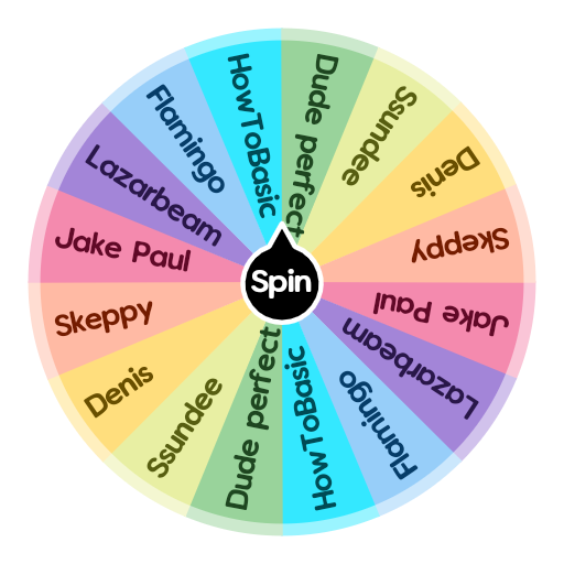 Which YouTuber Are You Going To Watch? | Spin the Wheel - Random Picker