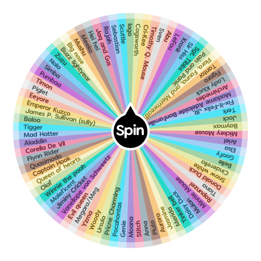 Who are these DISNEY characters? | Spin the Wheel - Random Picker
