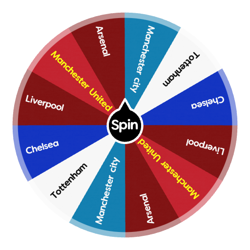 Who is the best big six (premier league) | Spin the Wheel - Random Picker