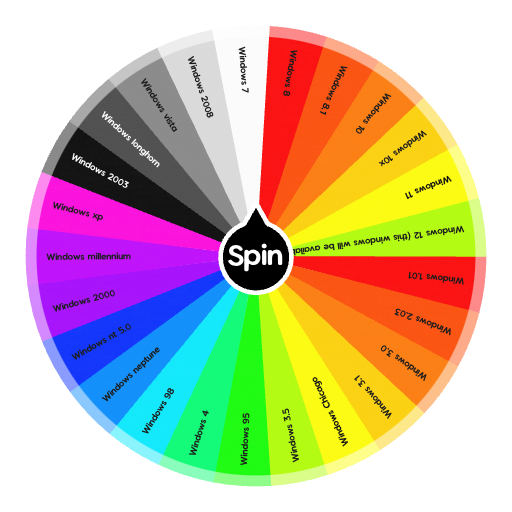 Windows [ADDED WINDOWS NT 5.0] | Spin the Wheel - Random Picker