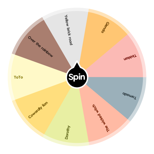 Wizard Of Oz Spin | Spin The Wheel - Random Picker