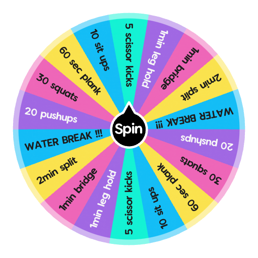 Workout💪🏾🏋🏾 | Spin the Wheel - Random Picker