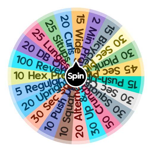 Workout Choices | Spin The Wheel App