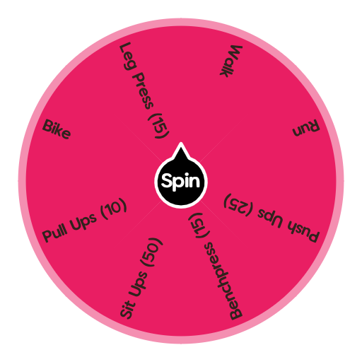 Workout Options | Spin the Wheel - Random Picker