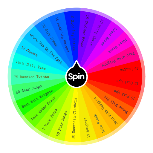 Workout Wheel 🏃🏻 | Spin The Wheel App