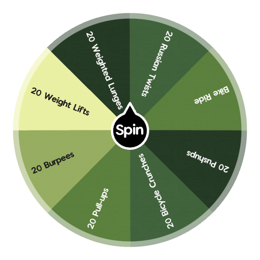 Workout Wheel | Spin The Wheel App