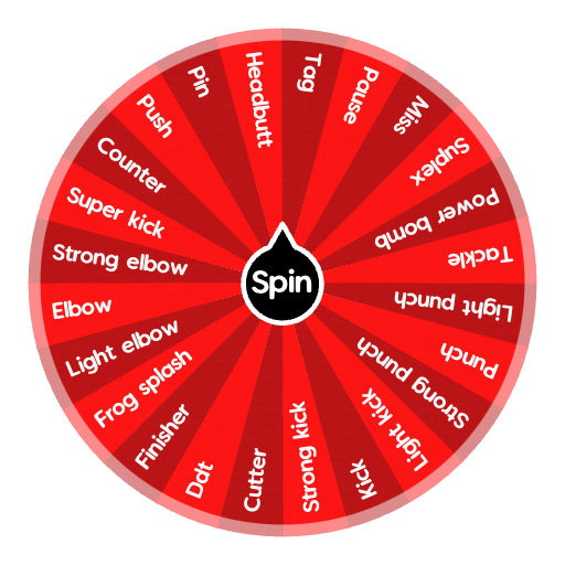 WWE moves | Spin The Wheel - Random Picker