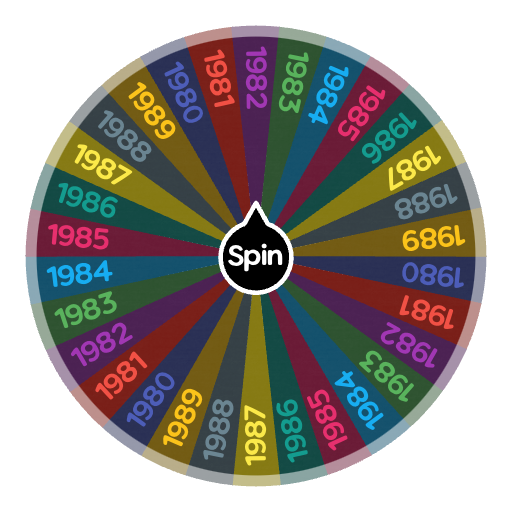 Years Of The 1980s (Revised) | Spin the Wheel - Random Picker