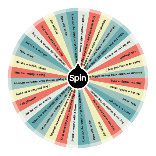 You have to do the thing that lands on the wheel | Spin the Wheel ...