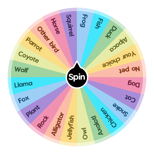 You should get a pet... | Spin the Wheel - Random Picker