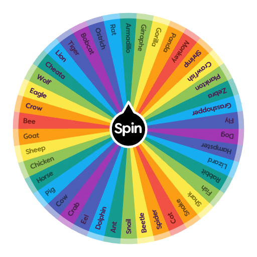 Your animal (elimination) | Spin The Wheel - Random Picker