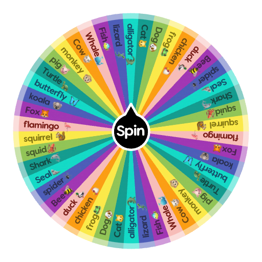 Your animal year | Spin the Wheel - Random Picker