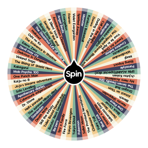 Your anime universe | Spin the Wheel - Random Picker