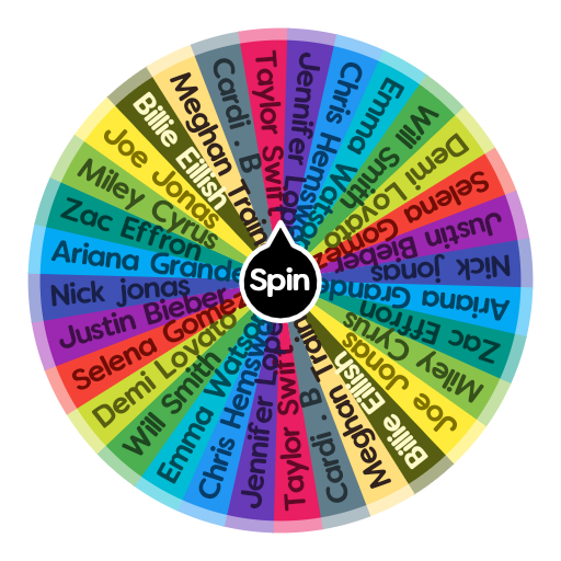 Your celebrity 👑🌟 | Spin the Wheel - Random Picker