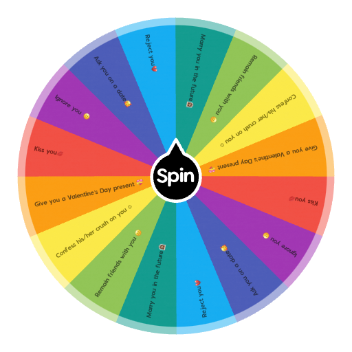 Your crush will … | Spin the Wheel - Random Picker
