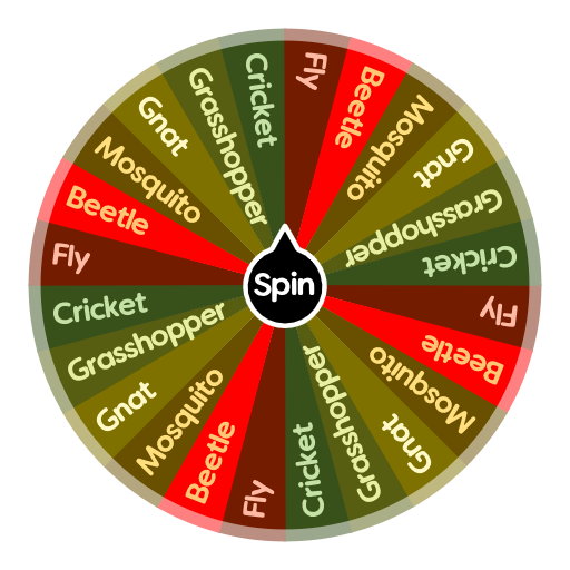 Your favorite bug (Like you would have any) | Spin The Wheel App