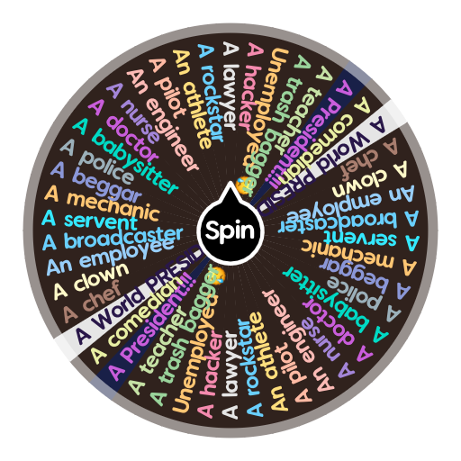 Your future job is a | Spin the Wheel - Random Picker