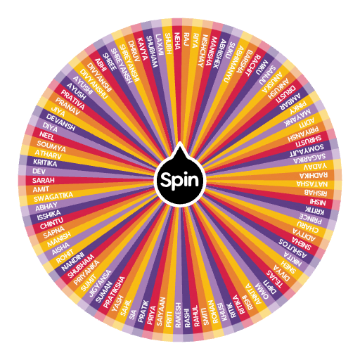 YOUR NAME? (INDIAN) | Spin the Wheel - Random Picker