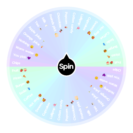 Yummy Snacks and drinks Challenge 😍😋 | Spin the Wheel - Random Picker